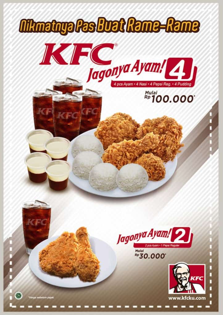 √ Promo KFC Terbaru Menu Super Mantap dan Jagonya Ayam - Harga Menu