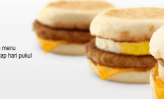 √ Daftar Harga dan Menu Breakfast McD Terbaru Desember 2025 - Harga Menu